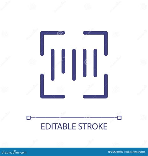 Scanning Barcode Pixel Perfect RGB Color Ui Icon Stock Vector Illustration Of Store Button