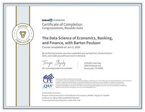 Certificate Of Completion Learning C Ppt