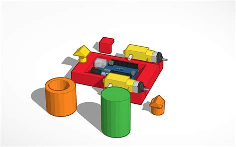 3d Design Cup And Simple Robot Chassis Tinkercad