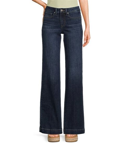 Silver Jeans Co Avery High Rise Curvy Fit Luxe Stretch Denim Trouser