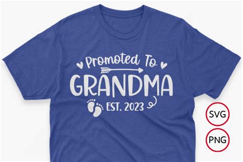 Promoted To Grandma Est SVG PNG Graphic By Annsuperprint Creative Fabrica