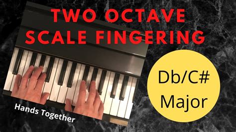 C Sharp Major Scale Piano