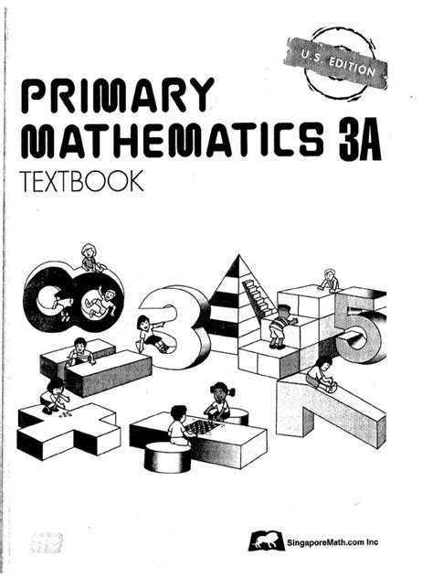 Singapore Math 3a Textbook Cropped Pdf