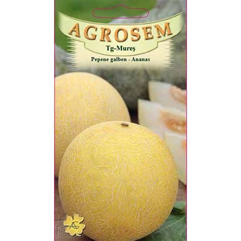 Seminte De Pepene Galben Ananas Zemos Si Dulce Agrosem 2 Gr Agrohorticola