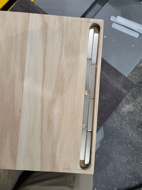 My Take On A Magnetic Knife Block The Purple Heart Was To Replace The