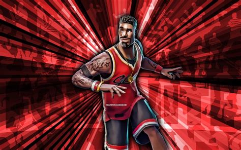 Baixar 4k Jumpshot Fortnite Raios Vermelhos De Fundo Jumpshot Skin
