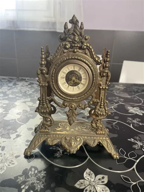 ANCIENNE PENDULE HORLOGE Cartel Hermle Allemagne Ronce De Noyer EUR 50