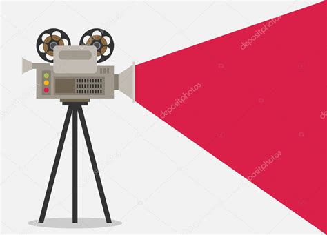Cinéma Projecteur De Film Image Vectorielle Par Mix3r © Illustration