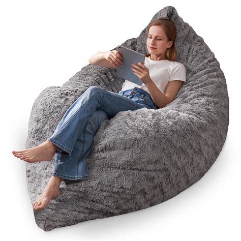 Habutway 3 In 1 Bean Bag Chair Giant Bean Bag Chair Memory Foam