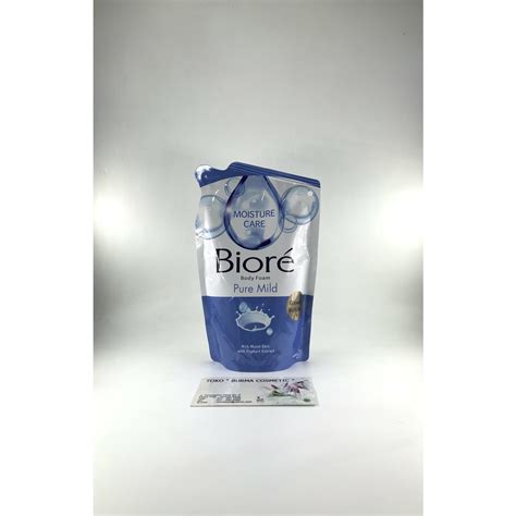 Jual BIORE BODY FOAM PURE MILD REFILL 250 ML Shopee Indonesia