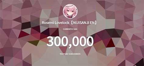 Rosemi Lovelock🌹nijisanji En On Twitter Thank Youuuuuuuuuuuuuu ️ ️ ️