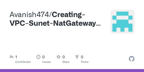 Github Avanish474creating Vpc Sunet Natgateway Architecture In Aws Using Terraform