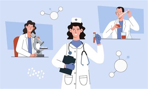 Premium Vector Vaccine Development Concept