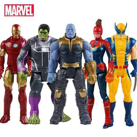 Comic Book Hero Action Figures 30cm Marvel Avengers Toys Thanos Hulk