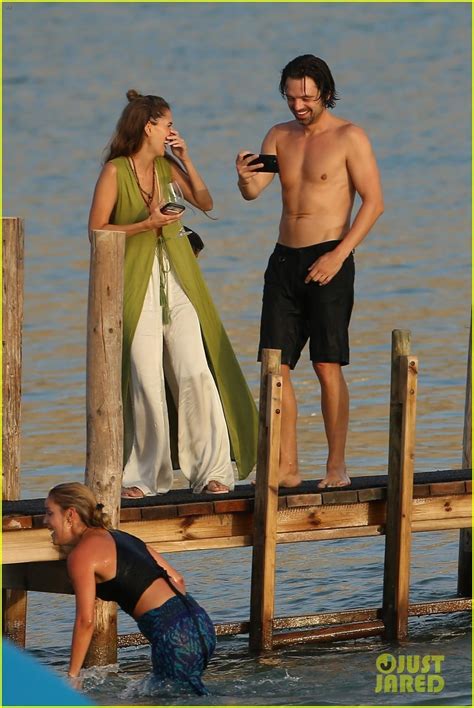 Sebastian Stan Looks So Cute With Girlfriend Alejandra Onieva While