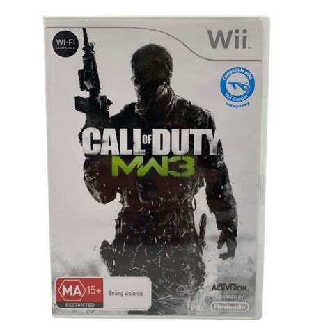 Call Of Duty Modern Warfare 3 Cod Mw3 With Manual Nintendo Wii S