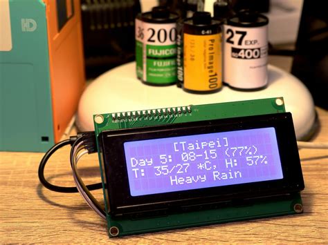 Web Weather Forecast Display On Esp8266 And Micropython