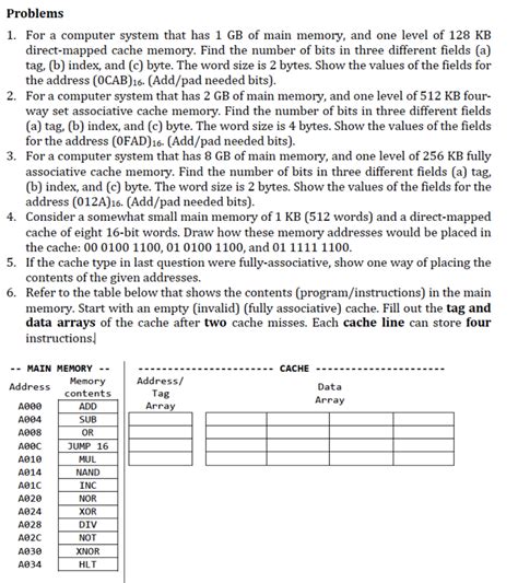 Solved Problems For A Computer System That Has GB Of Chegg