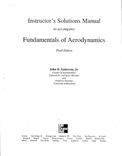 Anderson Modern Compressible Flow Solution Pdf Fluid Dynamics