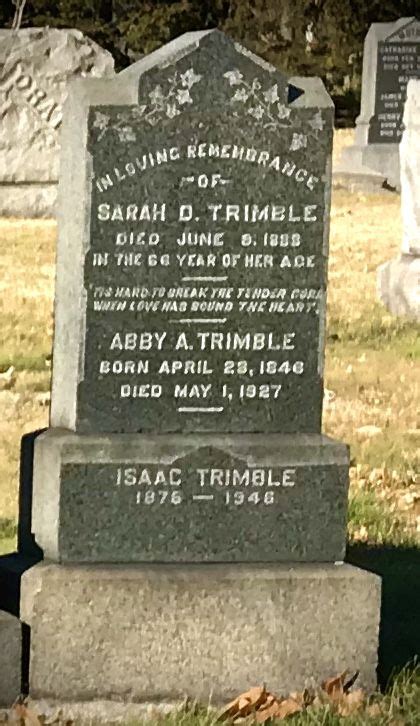 Isaac Trimble 1818 1898 Find A Grave Memorial