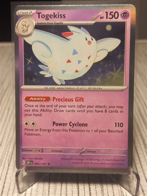 Togekiss Holo Obsidian Flames 085197 Krośnice Kup Teraz Na