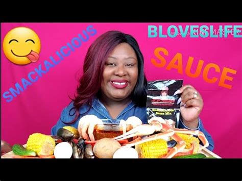 SEAFOOD BOIL MUKBANG | WITH BLOVESLIFE SMACKALICIOUS SAUCE | SERIOUS ...