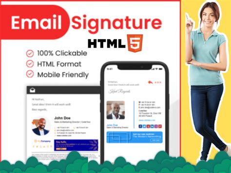 Professional Clickable Html Email Signatures For Gmail And Outlook Upwork