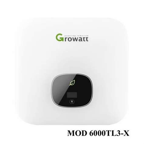 9000w On Grid Growatt Mod 6000tl3 X Solar Inverter At ₹ 50100piece In