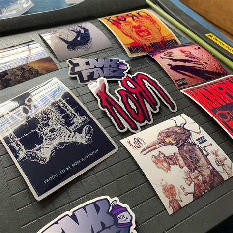 8pc Korn Sticker Pack Ultra Premium Korn Nu Metal Sticker Pack UV and ...