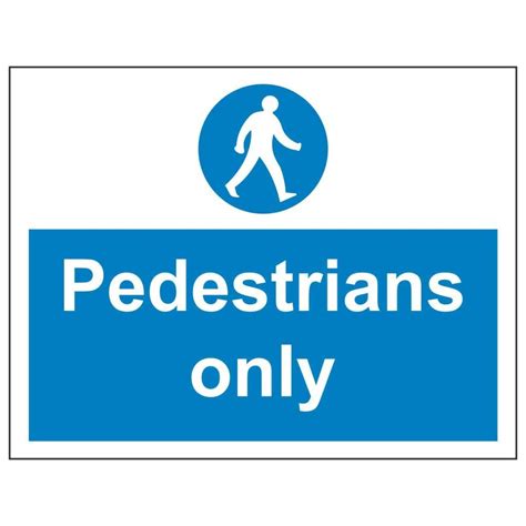Pedestrian Access Arrow Right Linden Signs And Print