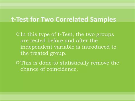 Correlated T Test Pptx