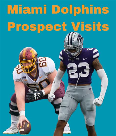 Miami Dolphins Visits With Draft Prospects Dolphins Thirsty