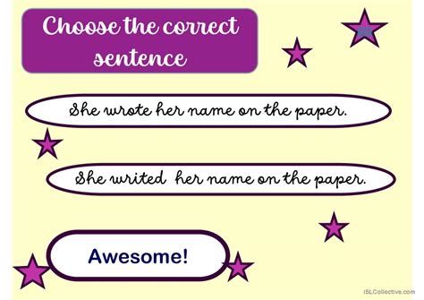 Irregular Verbs Practice General Gra English ESL Powerpoints