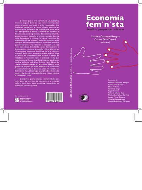 Carrasco Y Díaz Economía Feminista Desafios Propuestas Alianzas Pdf