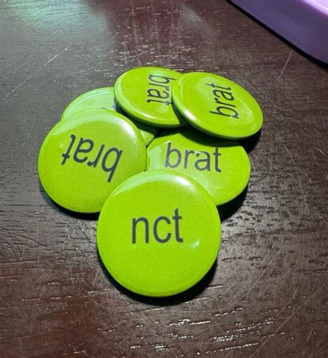 Kpop Nct Brat Pinback 125 Button Etsy