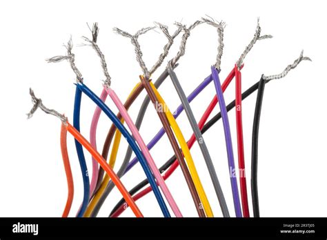 Spiral Electrical Cables Cut Out Stock Images And Pictures Alamy