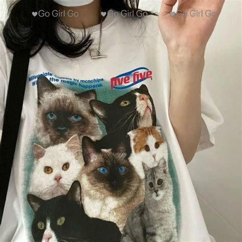 Go Girl Go 短袖上衣 Oversize T桖 短袖t恤女潮ins2023新款中長款寬松韓版學生港風半袖上衣bf 蝦皮購物