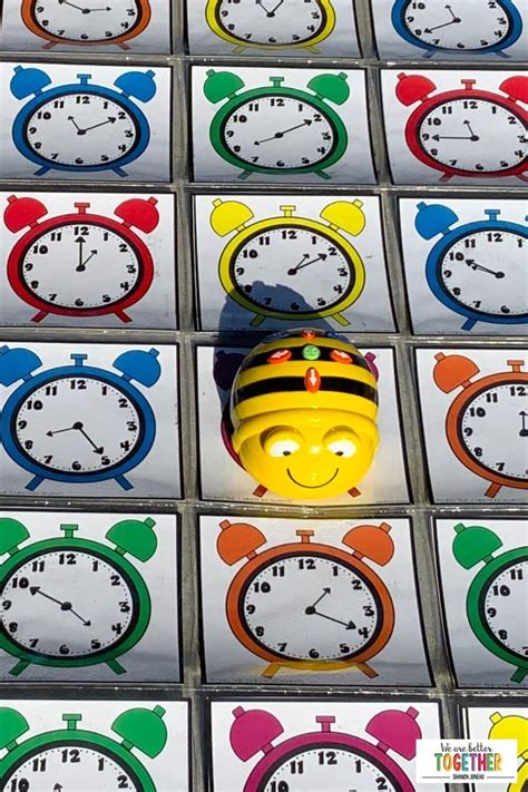 Bee Bot Printables Telling Time To The Nearest 5 Minutes And Blue Bots