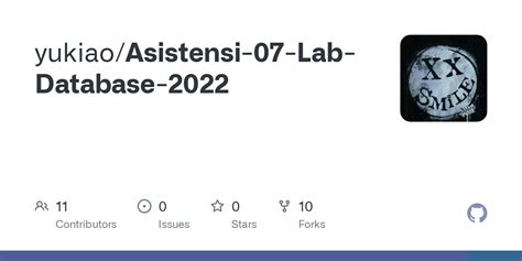 Github Yukiaoasistensi 07 Lab Database 2022