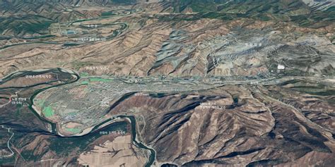 북한 지리지 아시아 최대 노천광산 함북 무산 茂山