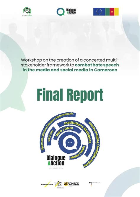 Final Report Workshop On The Creation Of A Concerted Multi Stakeholder Framework To Combat Hate