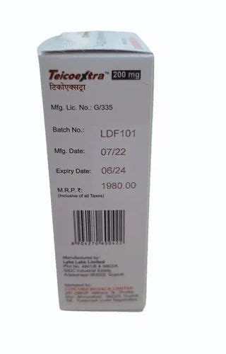 Teicoplanin Injection IP 200 Mg At Best Price In Varanasi By Kunj Drug