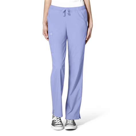 Wink Womens Drawstring Scrub Pant Ceil Blue International