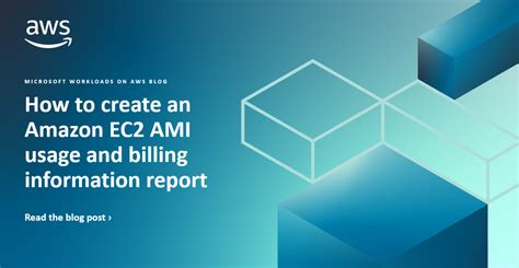 how to create an amazon ec2 ami usage and billing information report