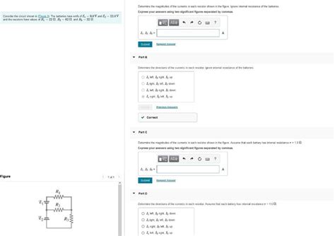 Solved Determine The Magnitudes Of The Currents In Each