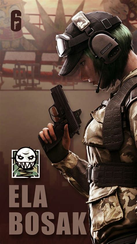 Rainbow Six Siege Ela Bosak Rainbowsix Sixsiege R6 Ela Wallpaper