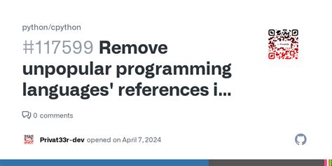 Remove Unpopular Programming Languages References In The Tutorial