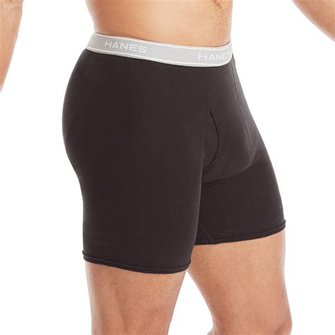 Hanes Mens Boxer Briefs Soft And Breathable Cotton Underwear With