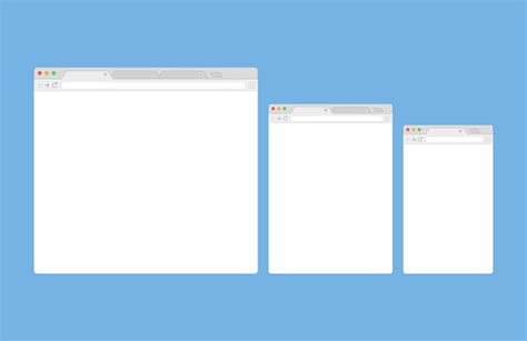 Buka Jendela Browser Internet Dengan Gaya Datar Rancang Halaman Web