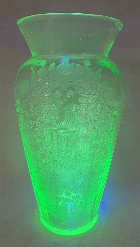 Uranium Glass Vase